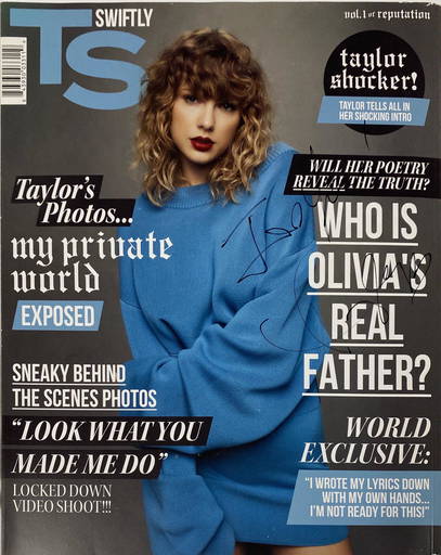 Autograph Signed Taylor Swift Reputation Booklet (#79219) on Sep 25 ...