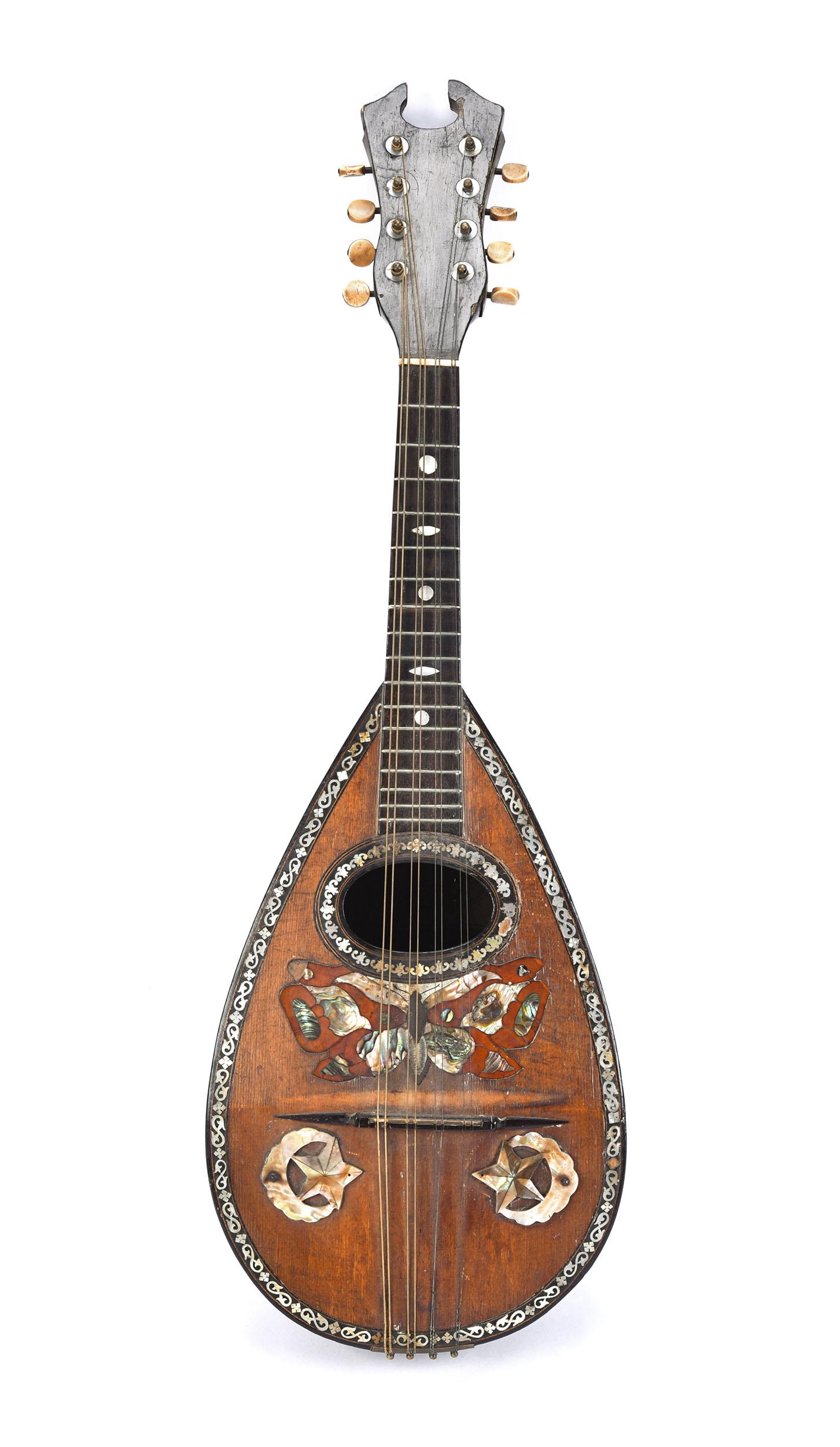 A Late 19th Century Ottoman Musical Instrument (mandolino. Auction