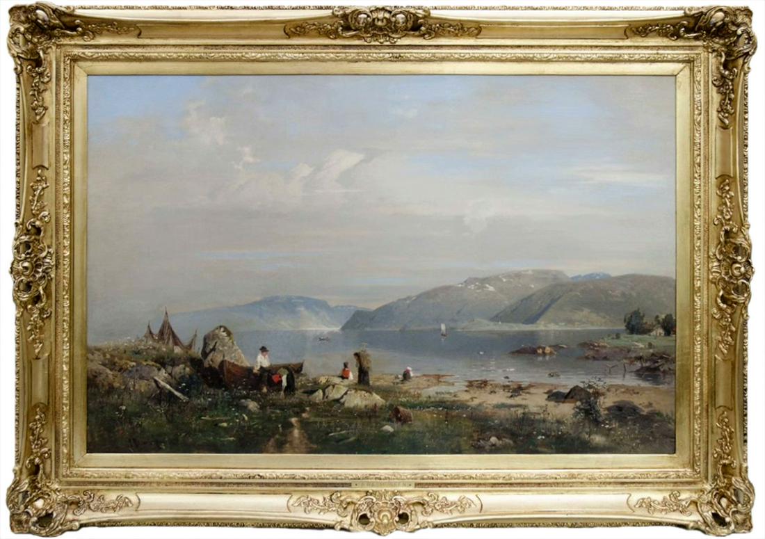 Georg Anton Rasmussen (1842-1914), Oil Painting On Canvas Auction