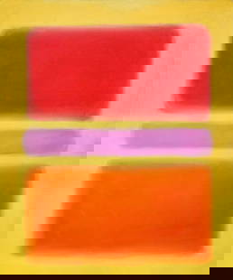 Mark Rothko (1903 1970) Oil On Board