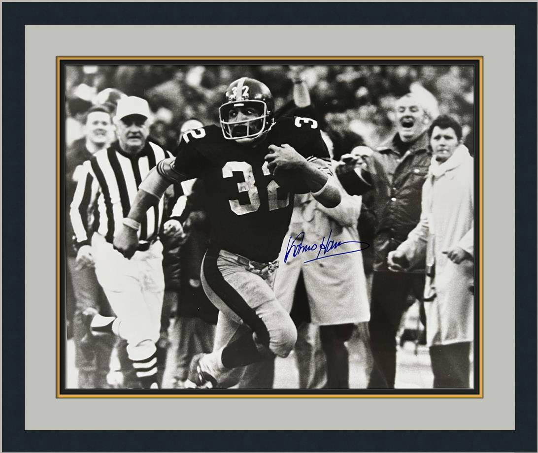 Franco Harris Signed/framed "immaculate Reception" 16x20 Photo Auction