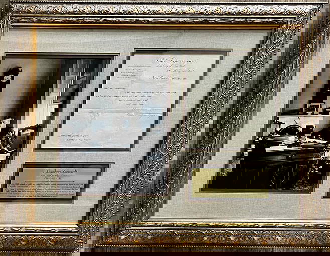 Theodore Roosevelt (1st Police Commissioner Nypd) Signed Nypd Police ...