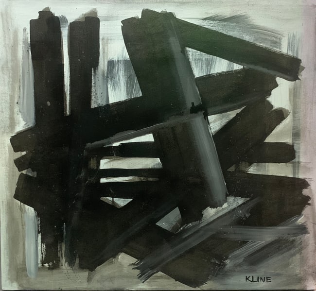 Franz Kline 1910–1962 (american) — Abstract Composition (attributed ...