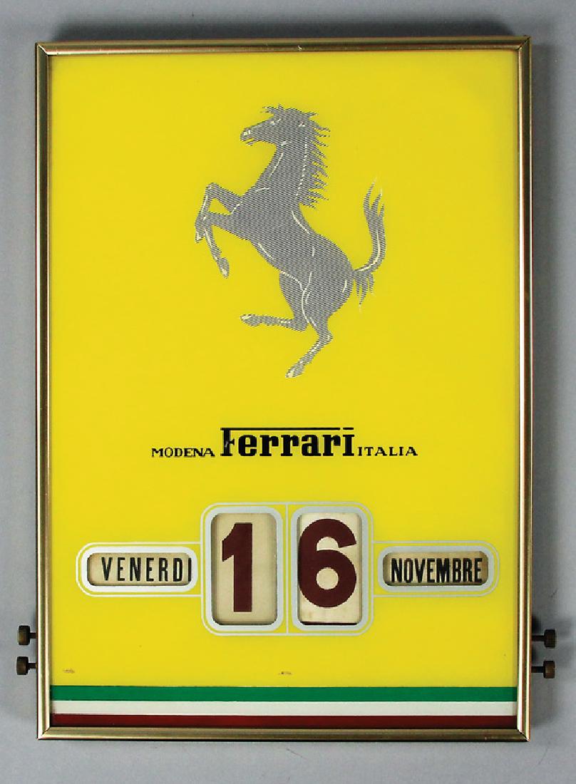 FERRARI Perpetual calendar from the '50s with day and