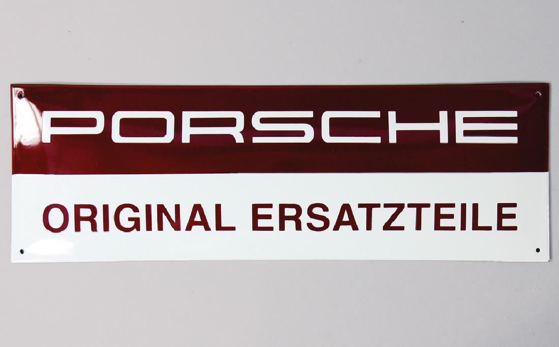 PORSCHE original enamel sign "Porsche Original