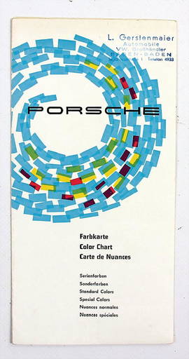 Porsche Color Chart Porsche Type 356 B/coupé With 11