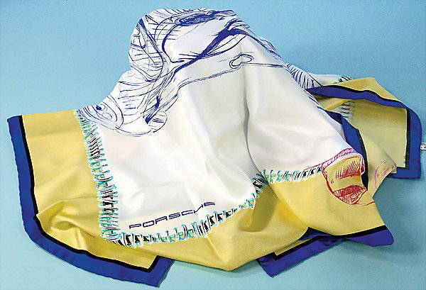 Porsche, Silk Scarf, Was Presented To The Bidden