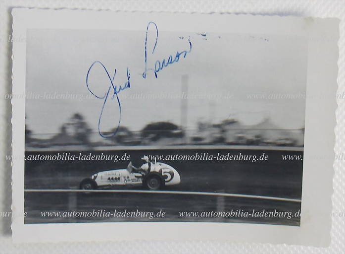 Jud Larson Original B/w Photo Autographed Jud Larson,