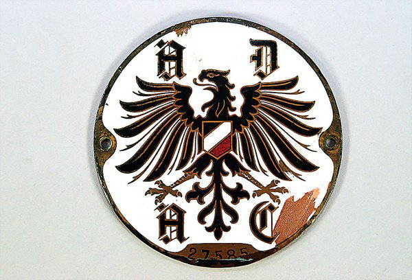 Adac, Member Badge, Strong Flaked Off Enamel Part