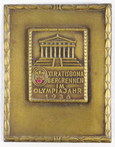 Ddac 1936, Badge "ddac Ratisbona Bergrennen Im