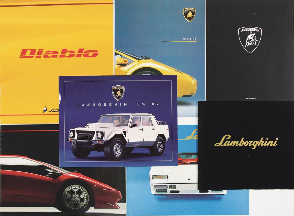 Lamborghini 2 Brochures 'lamborghini Countach Junior'