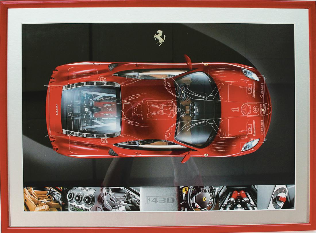 FERRARI advertisement poster Ferrari F430, reverse with - Nov 06, 2021 ...