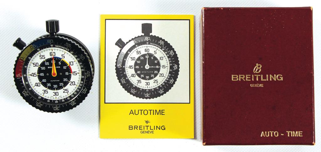 Breitling Stopwatch Breitling Auto Time Tacheometer, With Documents And ...