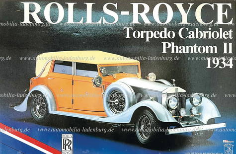 Rolls Royce/pocher Pocher Rivarossi Model Car Rolls Royce Phantom Ii ...