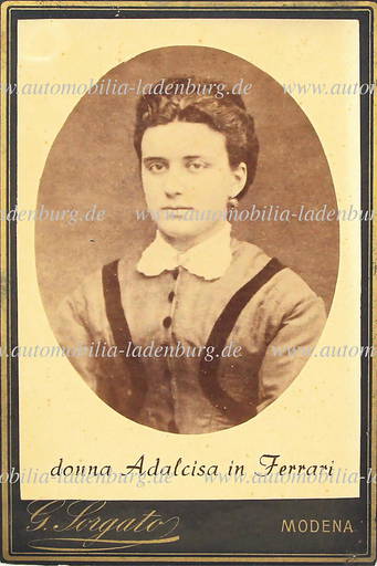 Ferrari Cabinet Photo Adalgisa Ferrari (mother Of Enzo Ferrari), "foto ...