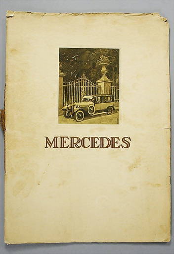 Mercedes Benz Gb 1925, Brochure Model Program, 2