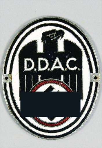 Badge Ddac (the German Automobile Club) '30s With