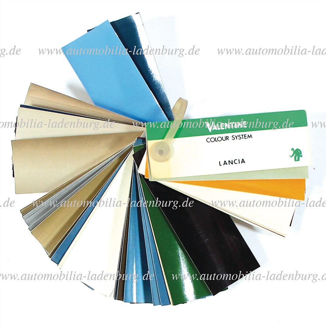 Valentine / Lechler Color Chart With All In All 94 Paint Samples For ...