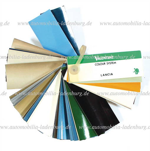 Valentine / Lechler Color Chart With All In All 94 Paint Samples For ...