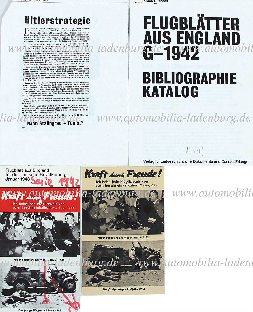 1943, Original English Pamphlet For The German Population (world War Ii ...