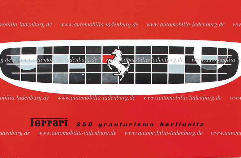 Ferrari Fold Out Brochure Ferrari 250 Granturismo Berlinetta (swb ...