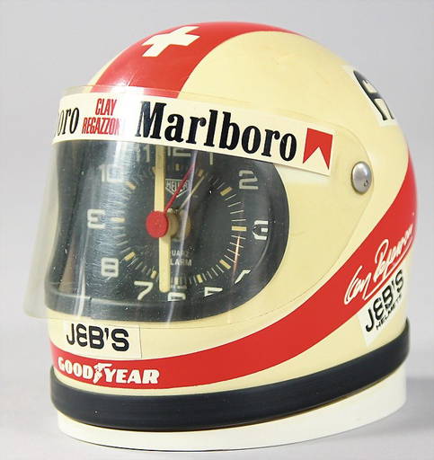 Heuer, Helmet Clock Clay Regazzoni, Helmet With A