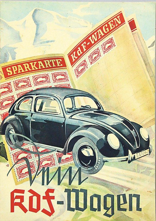 KDF, brochure "Dein KDF-Wagen", 32 pages, German text,