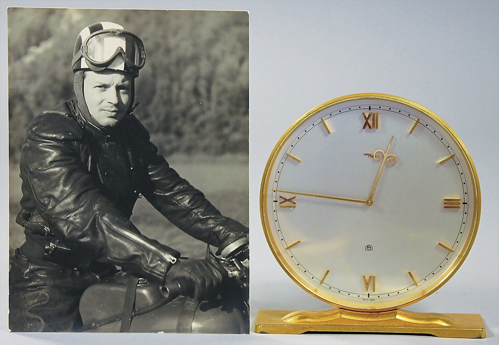 BENOIT MUSY/MOTO GUZZI, trophy shaped like a clock on - Nov 08, 2013 ...