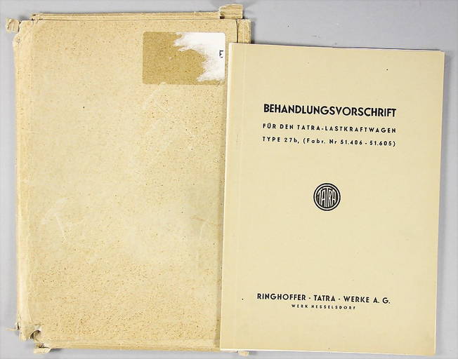 Tatra, Sales Folder Tatra Trucks, Inside With Treatment