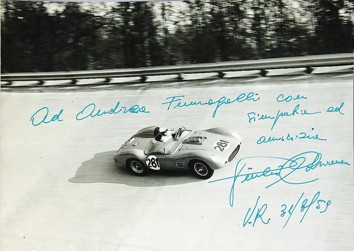 Ferrari, Signed Original Photo, With Dedication To
