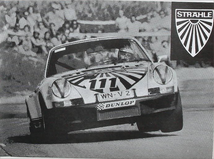 Poster Porsche Racing Team Strähle, Porsche 911 St At