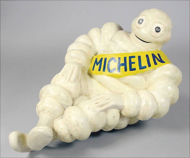 Bibendum Michelin Figure C. 1925, Height 33 Cm, Rare