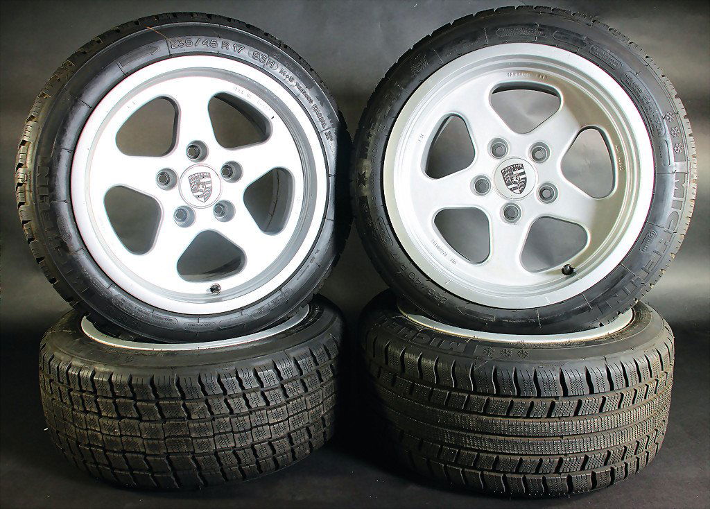 PORSCHE/RUF 1 set of Ruf Speedline rims, 17x9, tyre as
