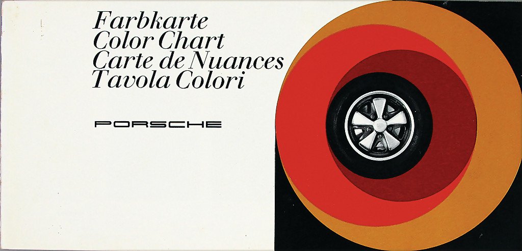 Porsche Color Chart Porsche Types 911 T/e/s And 912, 4