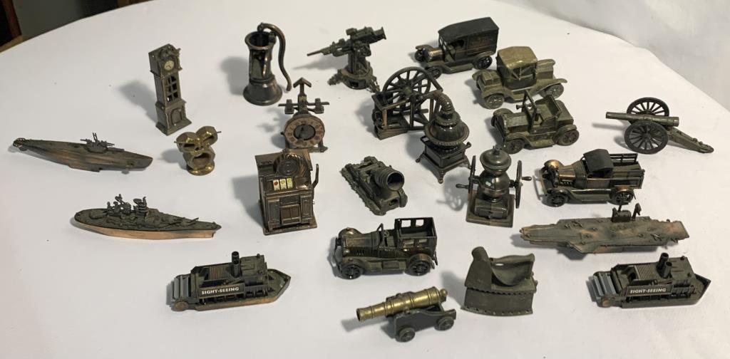 Vtg. Metal Minitures Lot