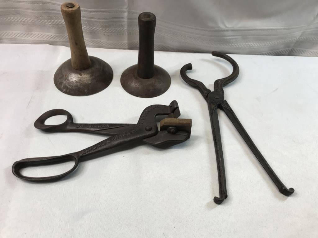 Antique Pig Farming Tools Auction