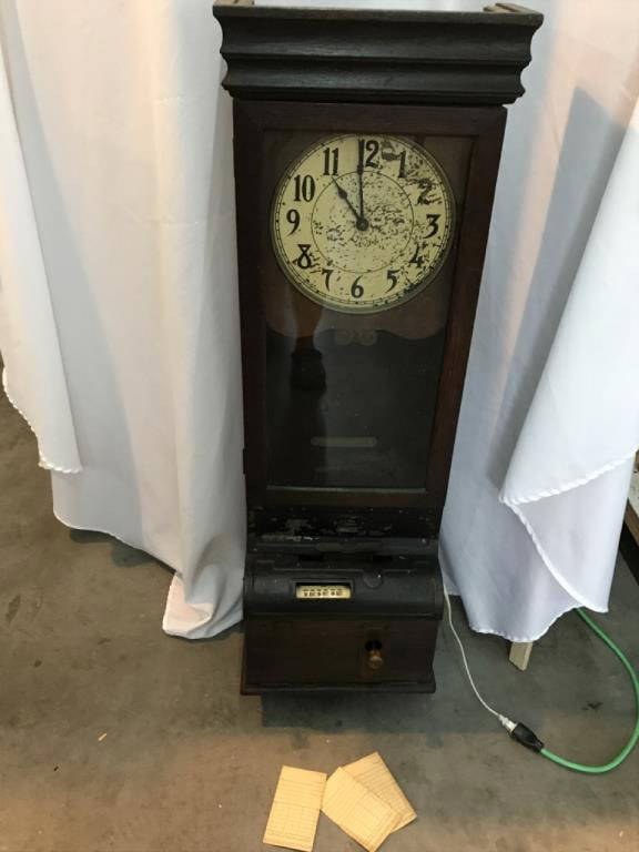 Antique “time Clock” Auction