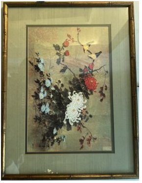 Hui Chi Mau (china 1922) Water Color And Casin On Paper Privite ...