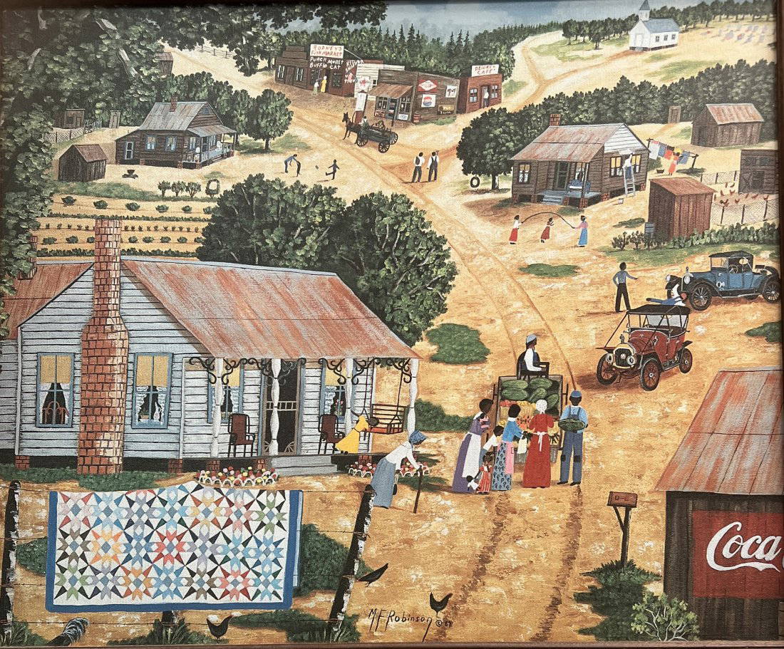 Mary Frances Robinson American Texas (1943-2021) African Folk Art ...