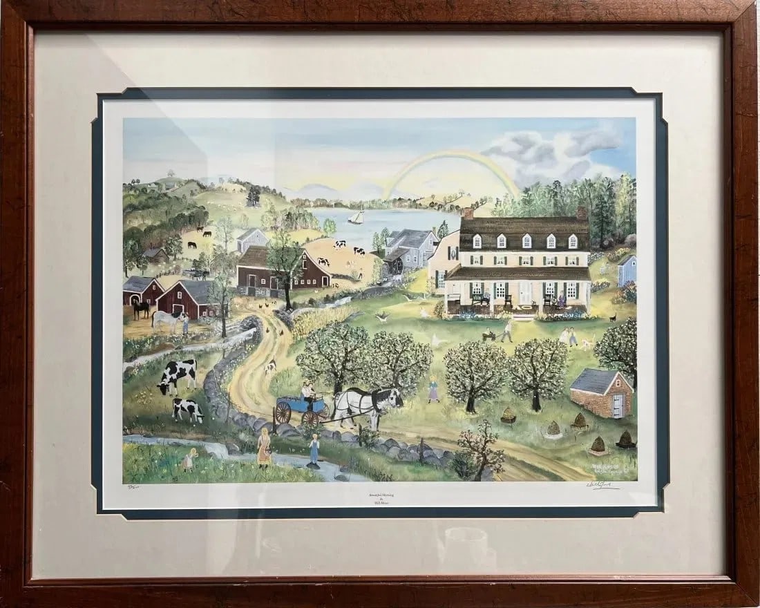 Will Moses. Lithograph. Signed.