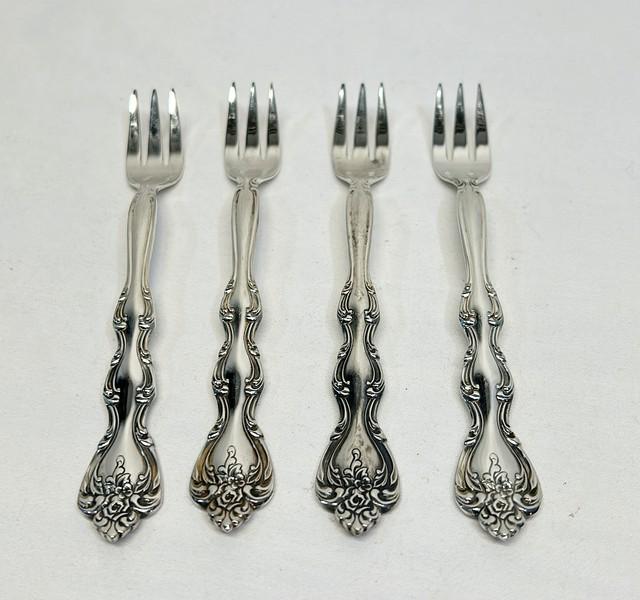 Set Of 4 Stamped Silver Plated Forks.