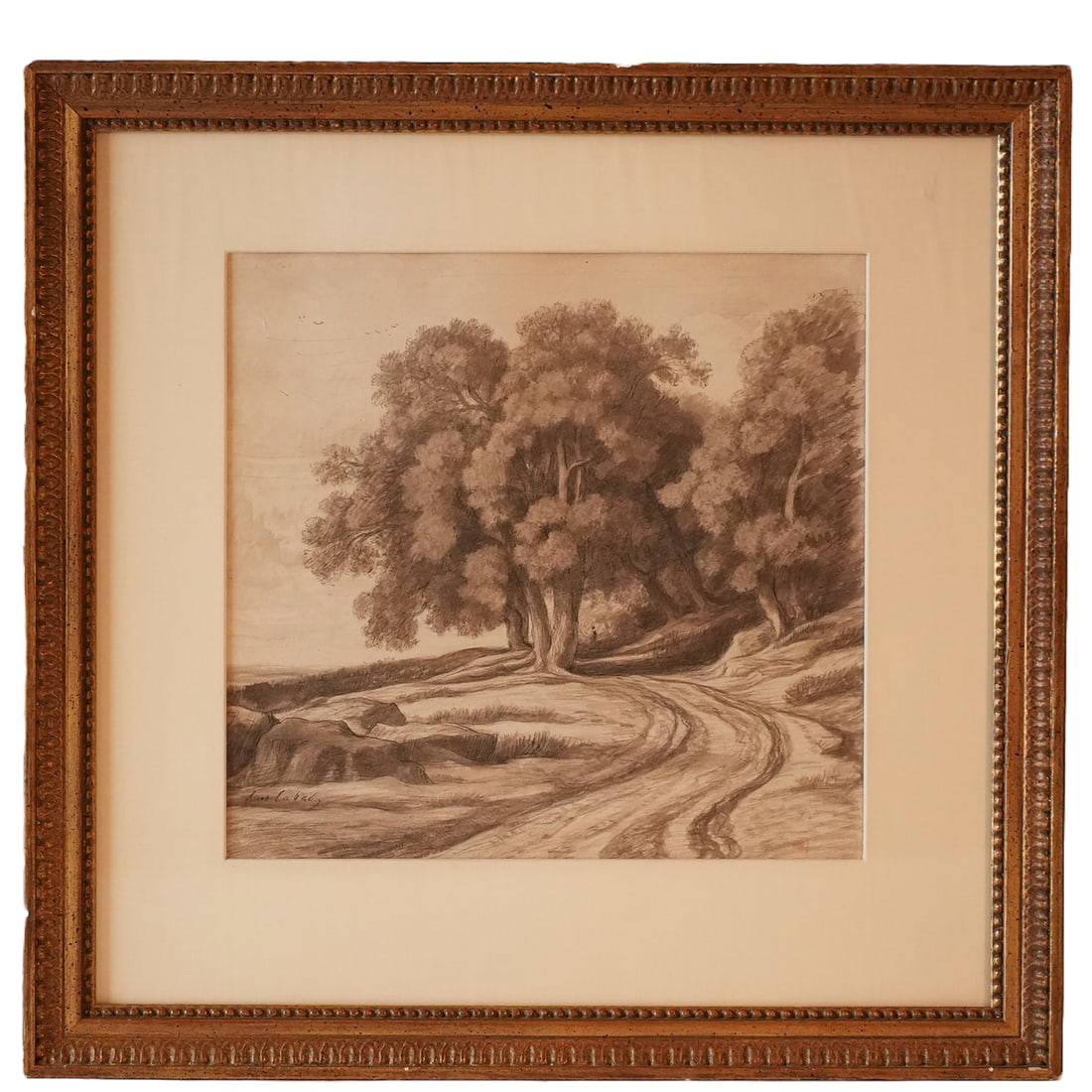 Old Master Drawing By Louis-nicholas Cabat Auction