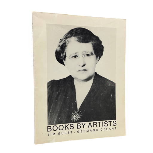 Tim Guest & Germano Celant: Books By Artists. 1st