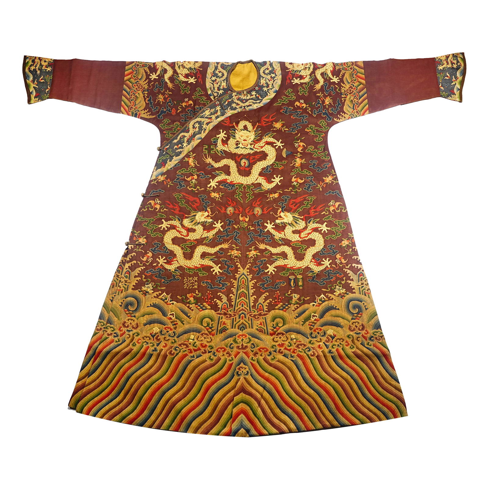 Qing Dynasty Kesi Dragon Robe Auction