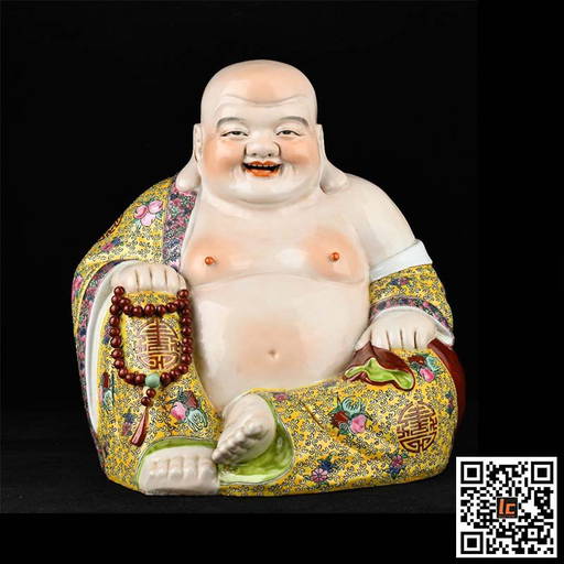 Zeng Longsheng, A Master Of The Republic Of China, Made Maitreya Buddha ...