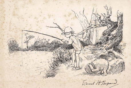E(rnest) H(oward) Shepard Christopher Robin And Winnie The Pooh ...