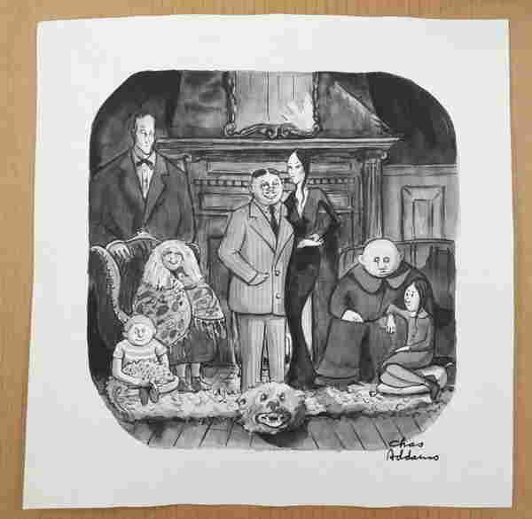 Original 'ADDAMS FAMILY' Illustration by Charles Addams - Nov 30, 2022 ...