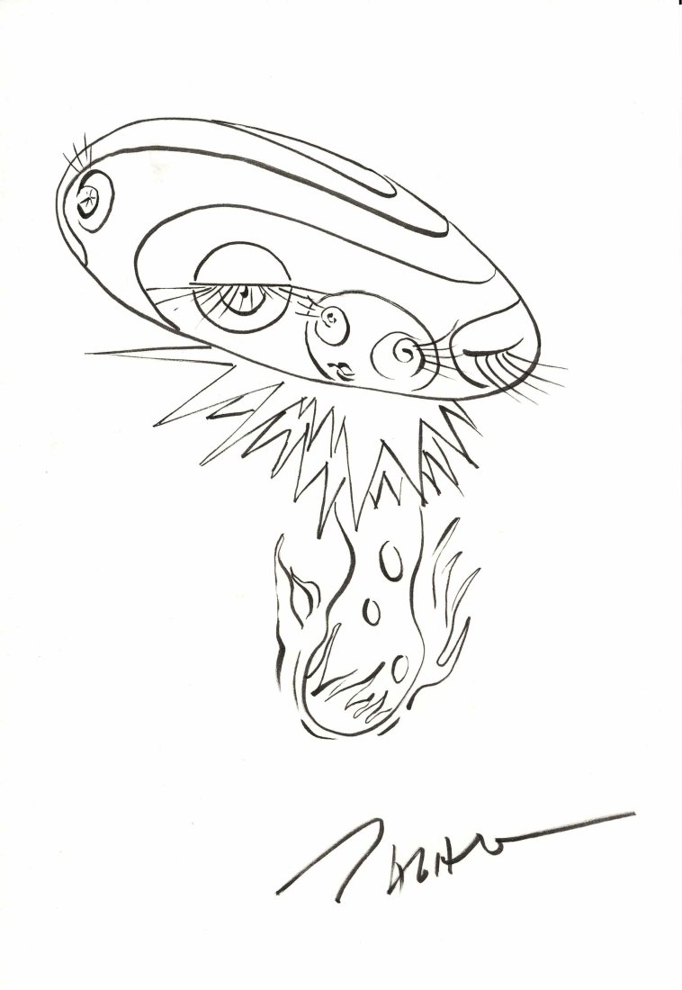 Takashi Murakami original drawing NO RESERVE (#0023) on Dec 18, 2022 ...