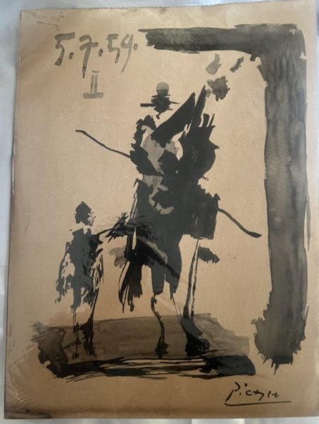 Pablo Picasso Matador on a Horse wash painting 1959 - Mar 03, 2023 ...