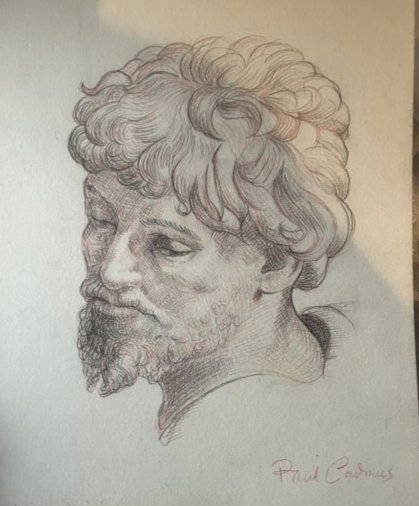 After Paul Cadmus Chalk Drawing Auction